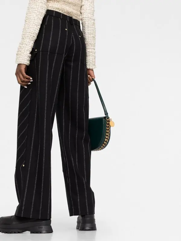 Stella McCartney Striped Straight-leg Trousers
