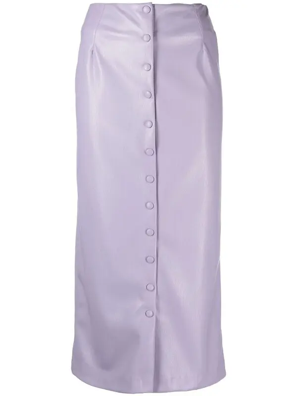 Erika Cavallini Faux-leather Pencil Skirt