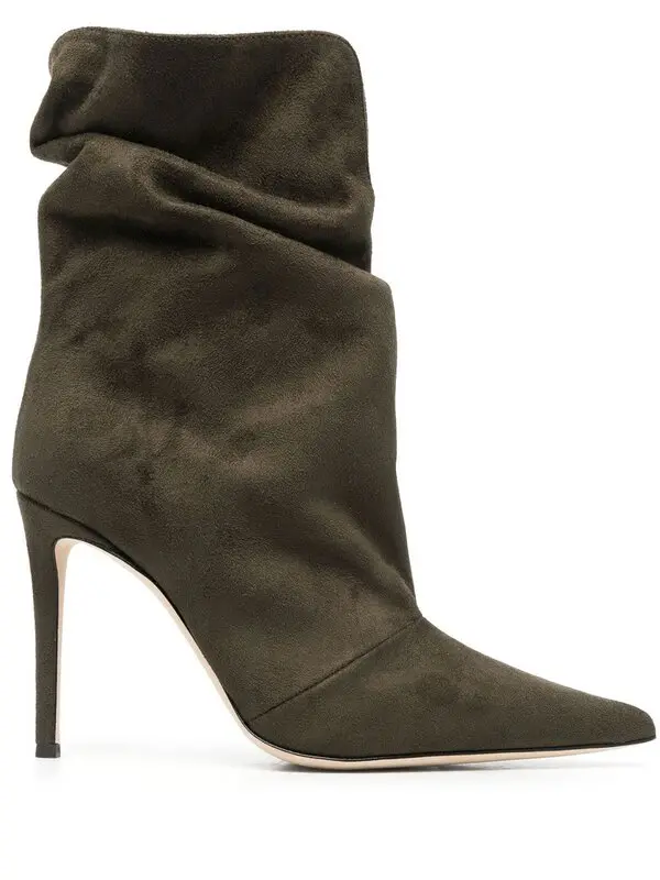 GIUSEPPE ZANOTTI Suede Pointed-toe Boots