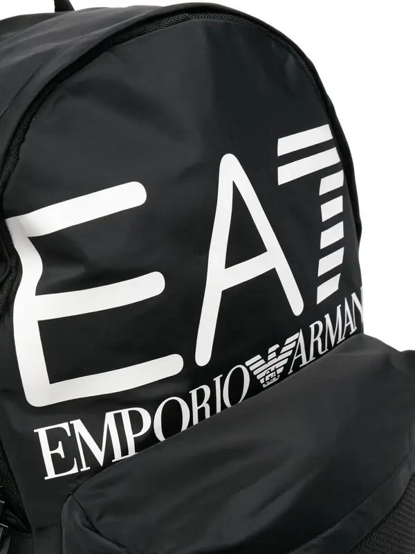 EA7 Logo-print Backpack