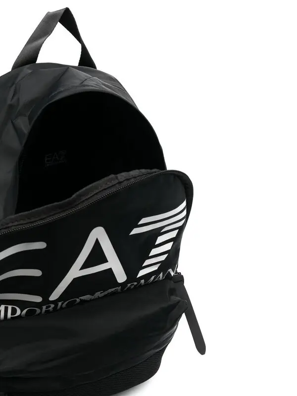 EA7 Logo-print Backpack