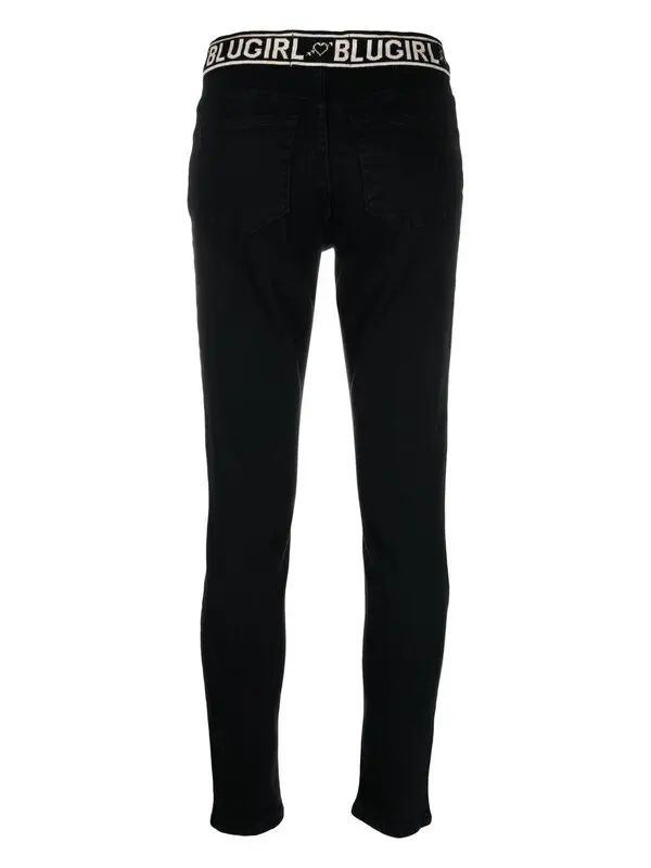 BLUGIRL Logo Skinny Jeans