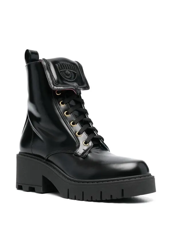 CHIARA FERRAGNI Eyelike 60mm Ankle Boots - Black