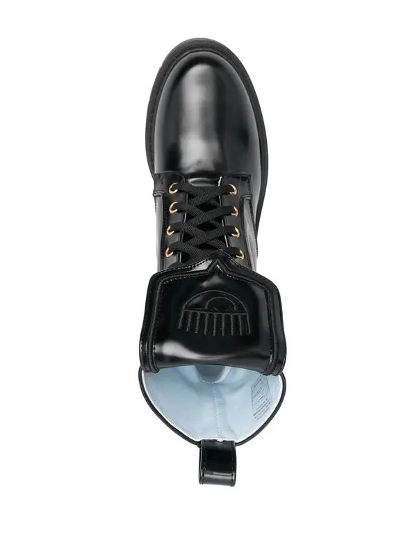 CHIARA FERRAGNI Eyelike 60mm Ankle Boots - Black