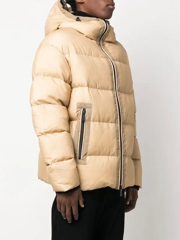 Dsquared2 Logo-patch Padded Jacket - Neutrals