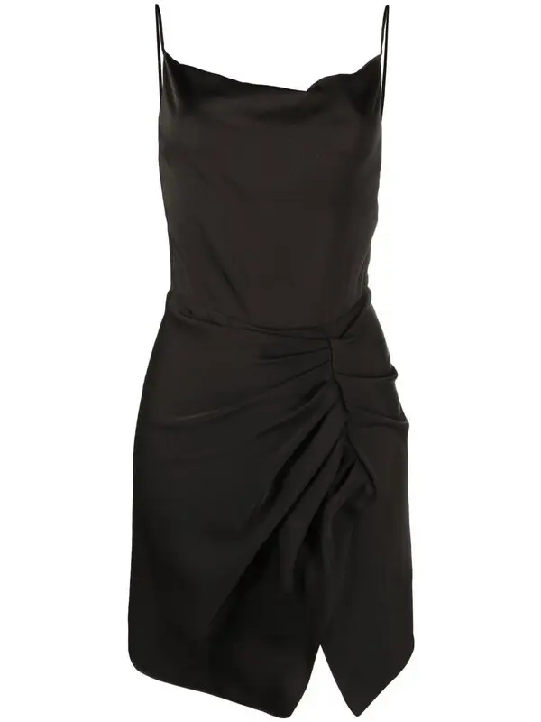 IRO PARIS Lipa Draped Mini Dress - Black