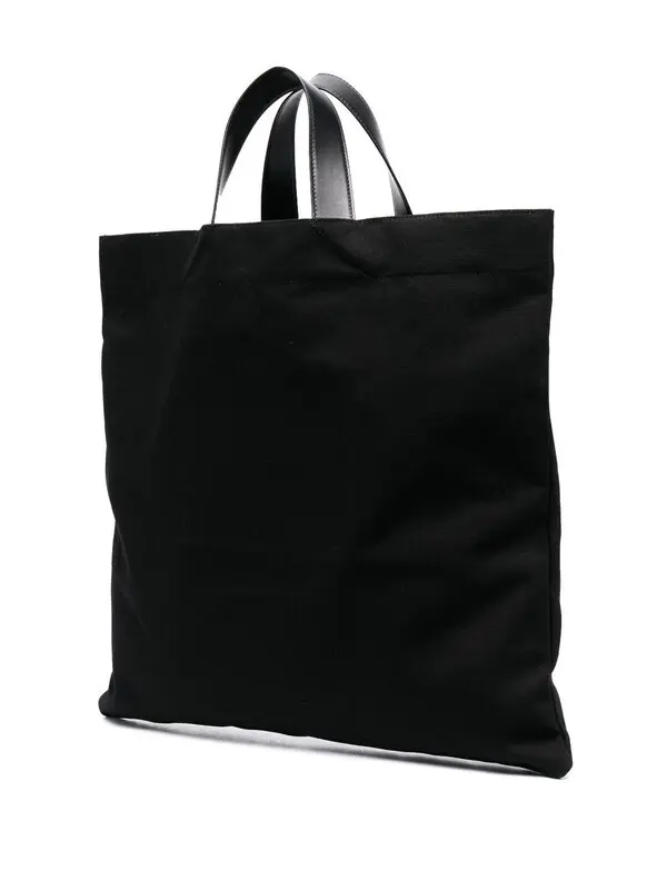 JIL SANDER Logo-print Tote Bag - Black