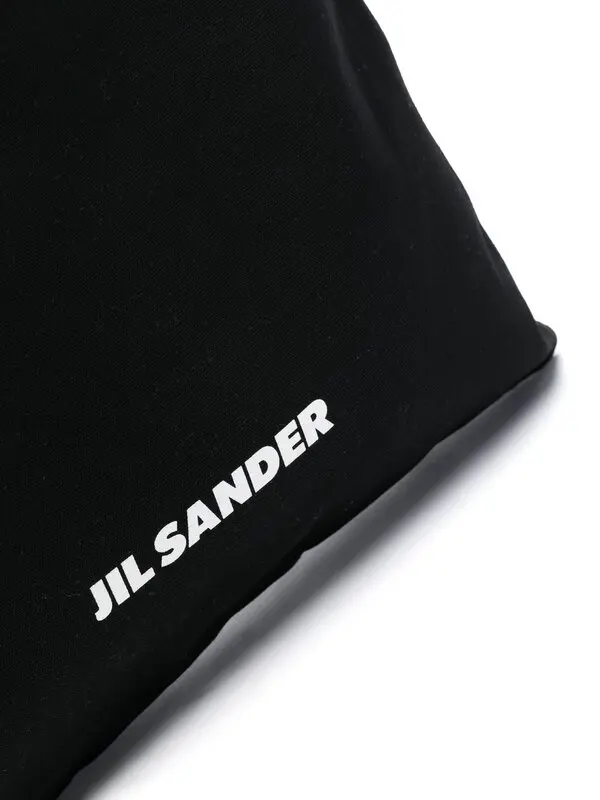 JIL SANDER Logo-print Tote Bag - Black