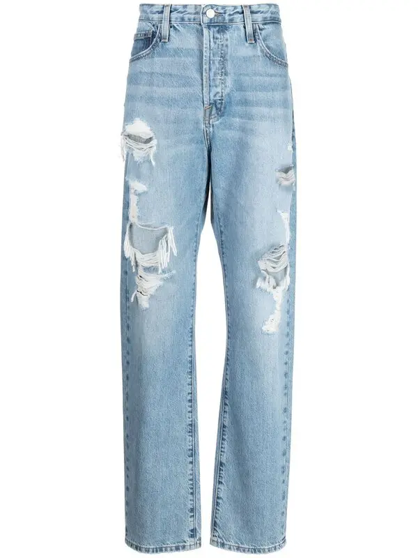 FRAME Mid-rise Straight-leg Jeans