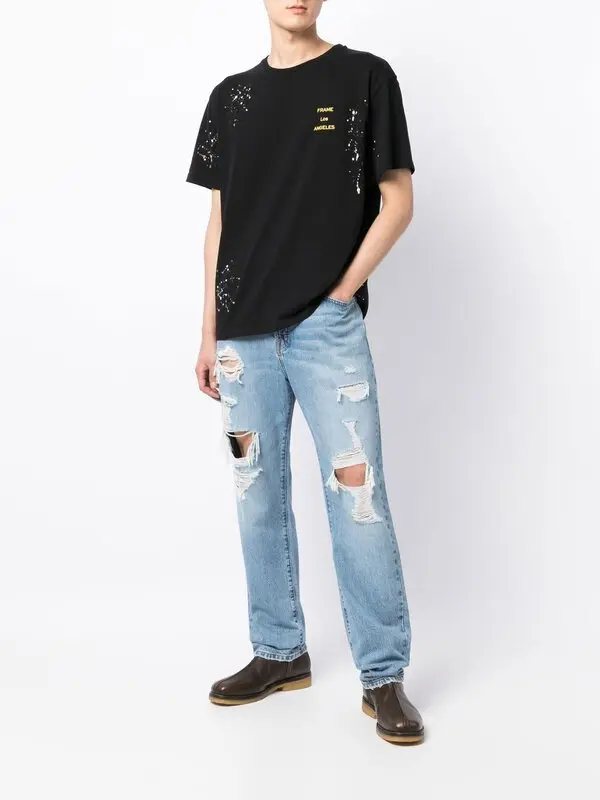 FRAME Mid-rise Straight-leg Jeans