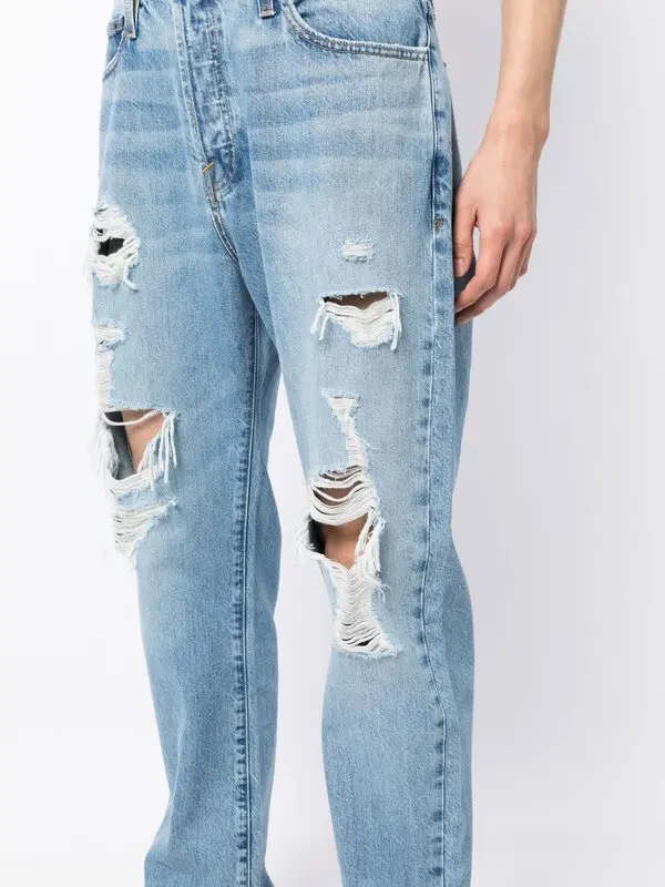 FRAME Mid-rise Straight-leg Jeans