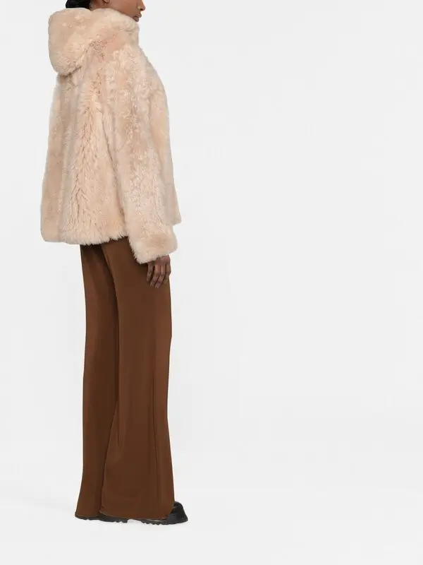YVES SALOMON Zip-up Shearling Coat