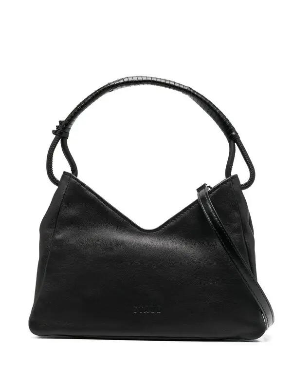 Staud Leather Shoulder Bag - Black