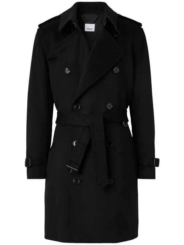 Burberry Kensington Trench Coat - Black