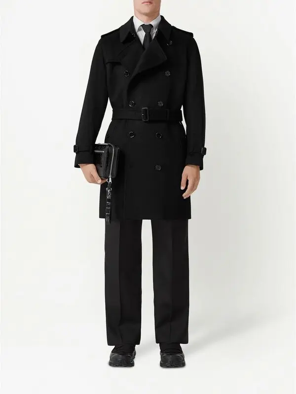 Burberry Kensington Trench Coat - Black