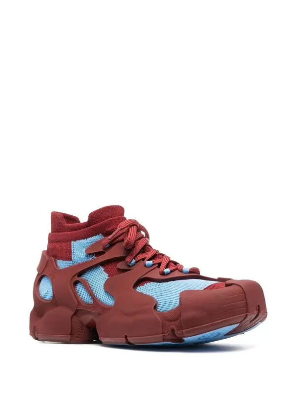 Camper Panelled Sneakers - Red
