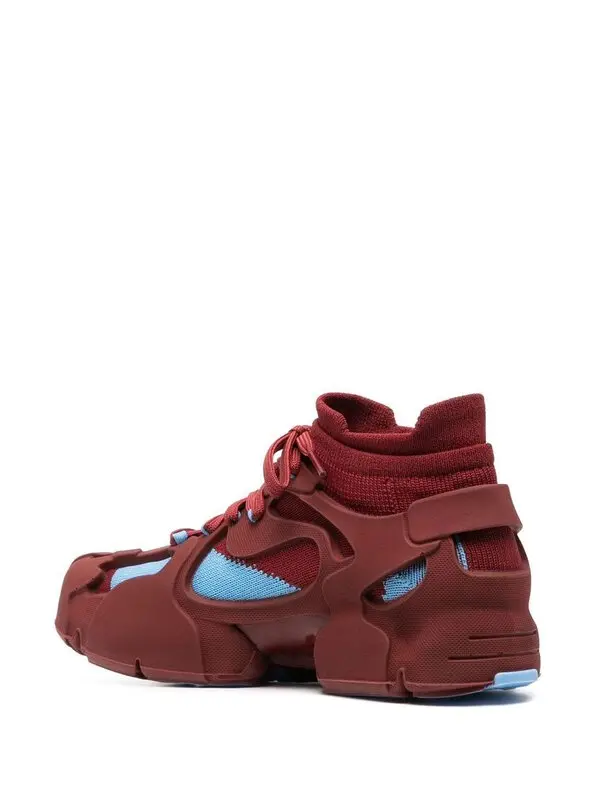 Camper Panelled Sneakers - Red