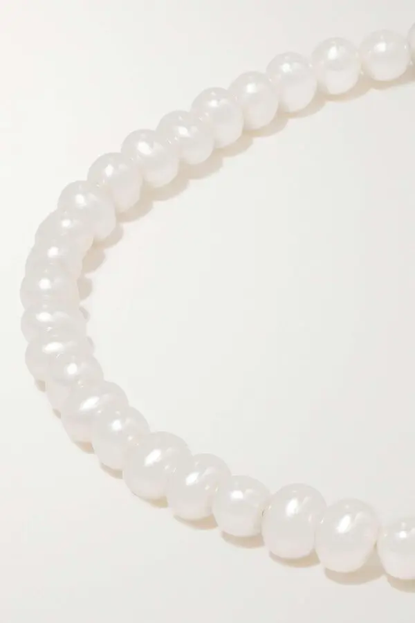 Mateo Not Your Mother's 14-karat Pearl Anklet