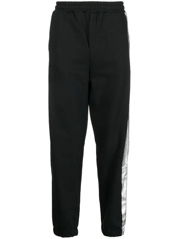 Helmut Lang Metallic-detail Track Pants