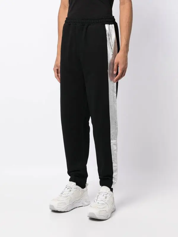Helmut Lang Metallic-detail Track Pants