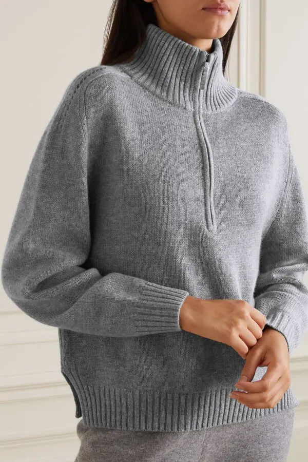 ALLUDE Wool And Cashmere-blend Turtleneck Sweater