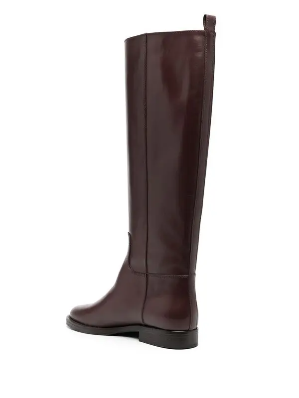 VIA ROMA 15 Leather Knee-length Boots - Brown