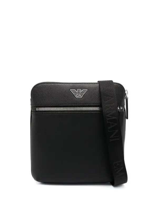Emporio Armani Small Messenger Bag - Black