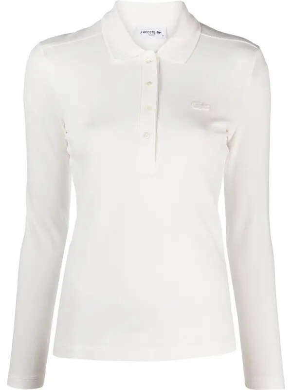 Lacoste Stretch-cotton Piqué Polo Top