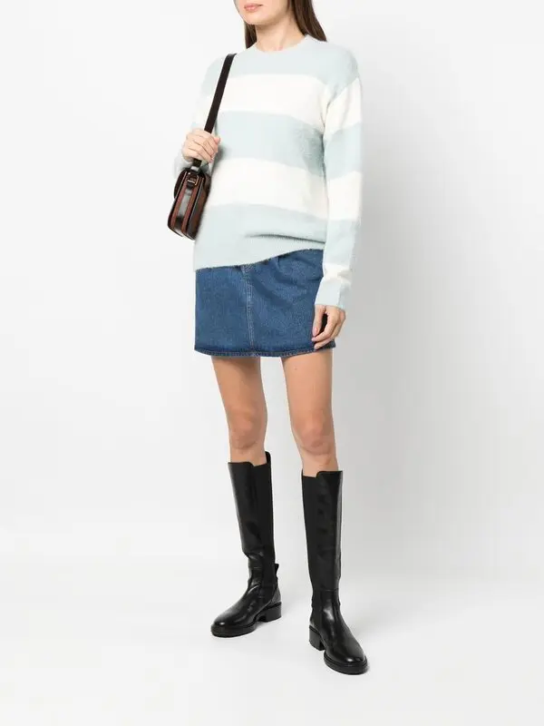 A.p.c. Alice Horizontal-stripe Knitted Jumper
