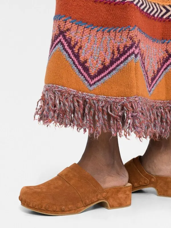 Etro Intarsia Knit Long Dress