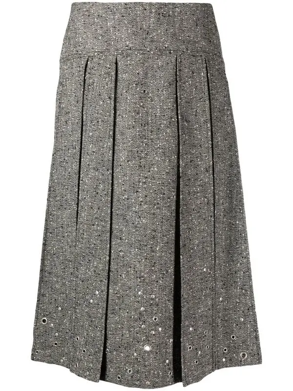 DURAZZI MILANO Pleated Mid-length Skirt