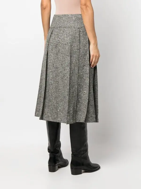 DURAZZI MILANO Pleated Mid-length Skirt