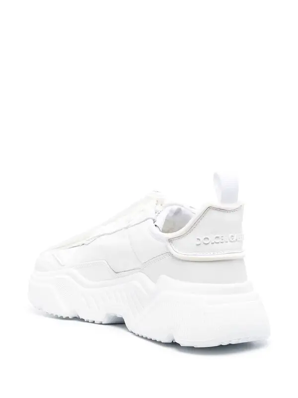 Dolce & Gabbana Daymaster Leather Sneakers - White