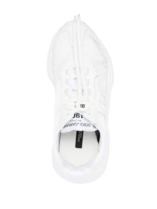 Dolce & Gabbana Daymaster Leather Sneakers - White
