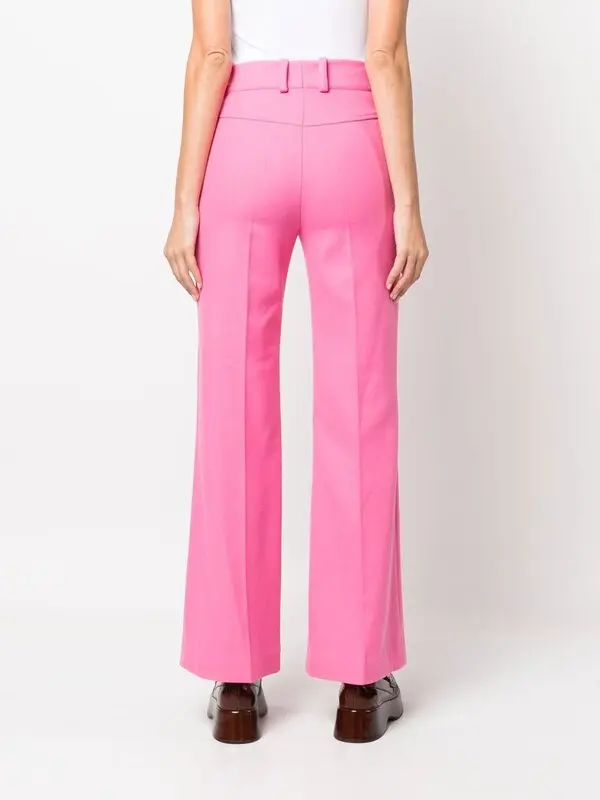 PATOU Straight Leg Trousers - Pink