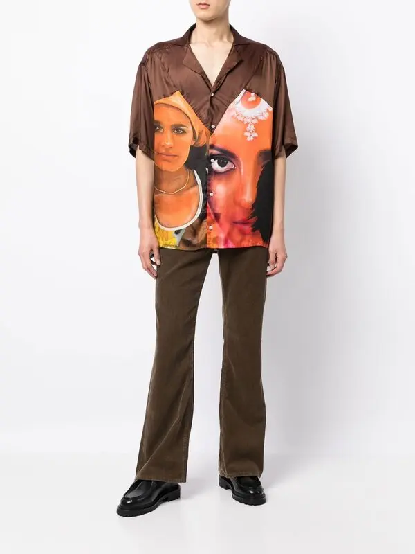 Ahluwalia Graphic-print Short-sleeved Shirt