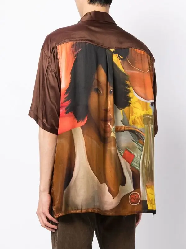 Ahluwalia Graphic-print Short-sleeved Shirt