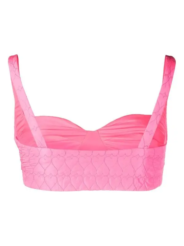 MARCO RAMBALDI Heart-print Bralette Top