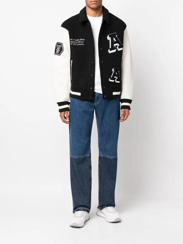 Axel Arigato Appliqué-lettering Bomber Jacket