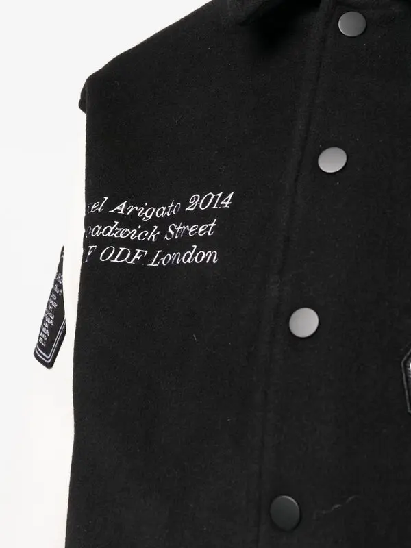 Axel Arigato Appliqué-lettering Bomber Jacket