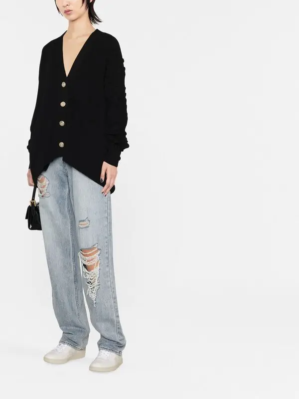 Max & Moi Cashmere V-neck Cardigan