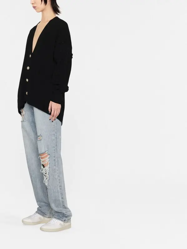 Max & Moi Cashmere V-neck Cardigan