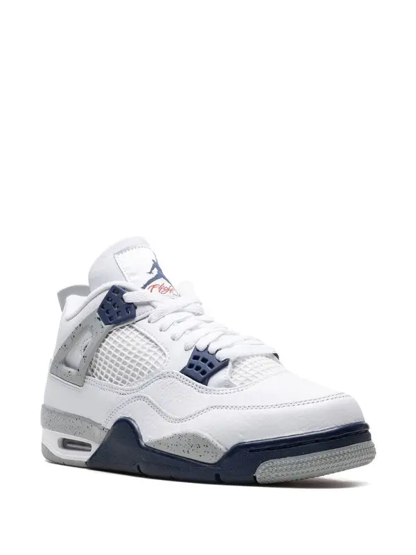 JORDAN Air Midnight Navy Sneakers - White