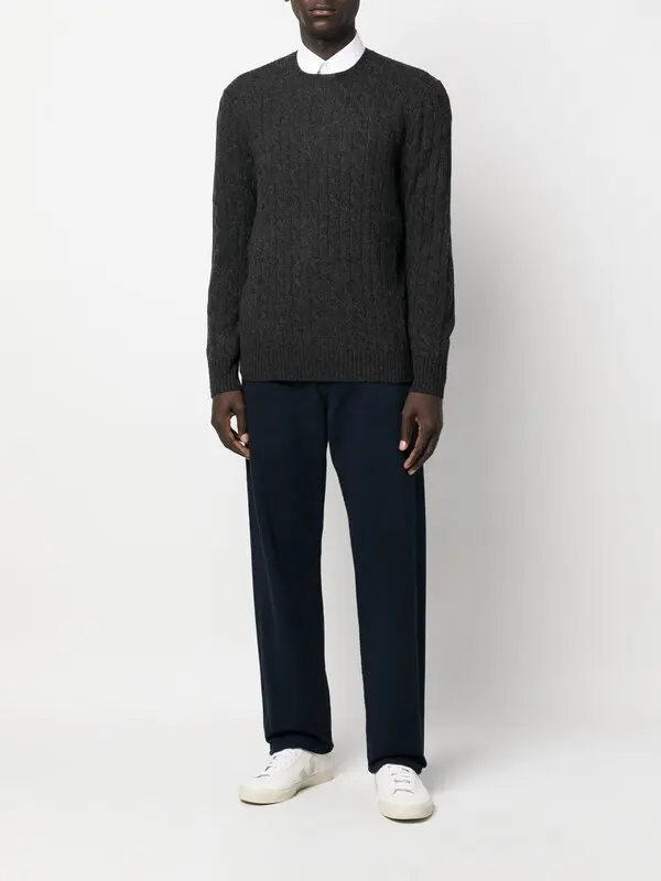 Polo Ralph Lauren Wool-cashmere Cable Knit Jumper - Grey
