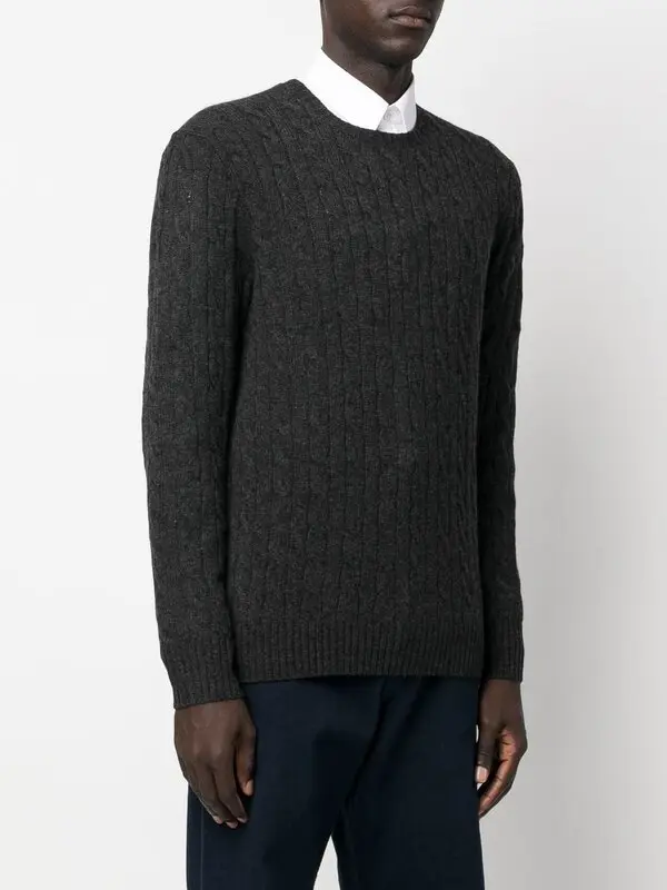 Polo Ralph Lauren Wool-cashmere Cable Knit Jumper - Grey