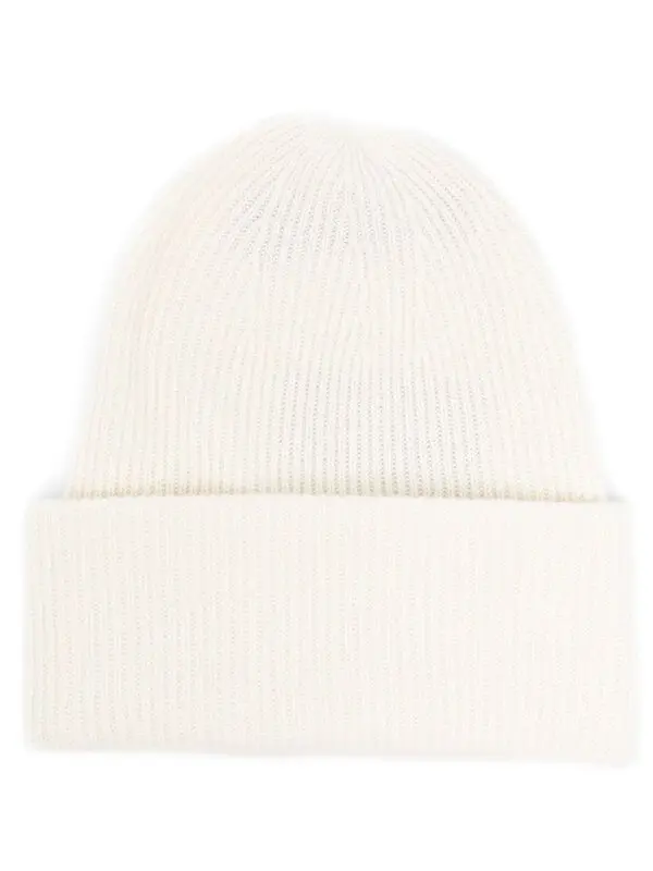 LISA YANG Stockholm Ribbed-knit Beanie - White