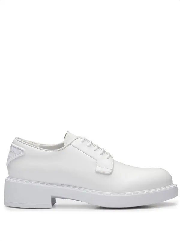 Prada Round-toe Lace-up Shoes