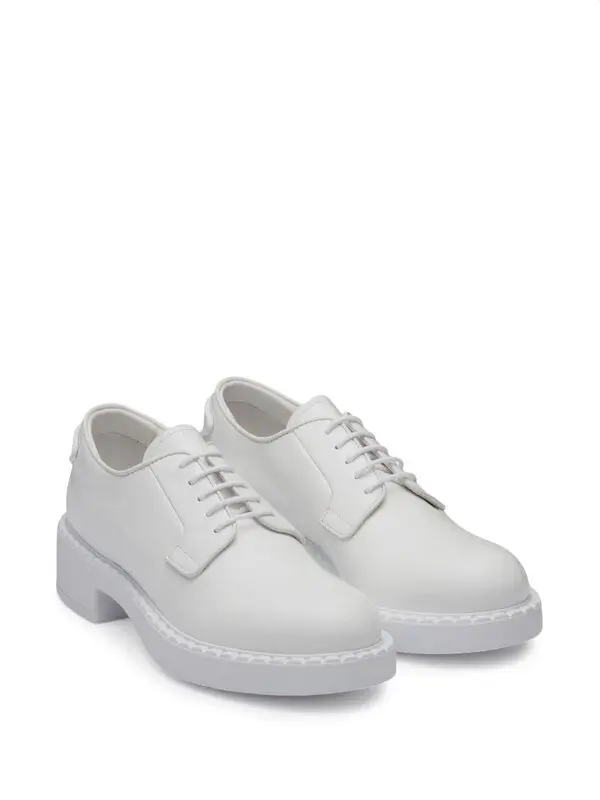 Prada Round-toe Lace-up Shoes