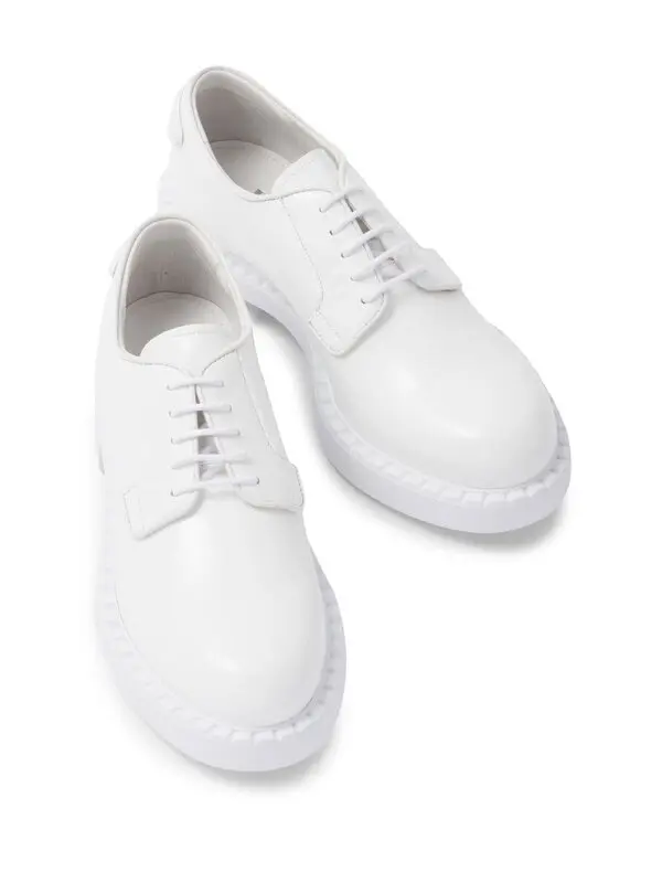 Prada Round-toe Lace-up Shoes