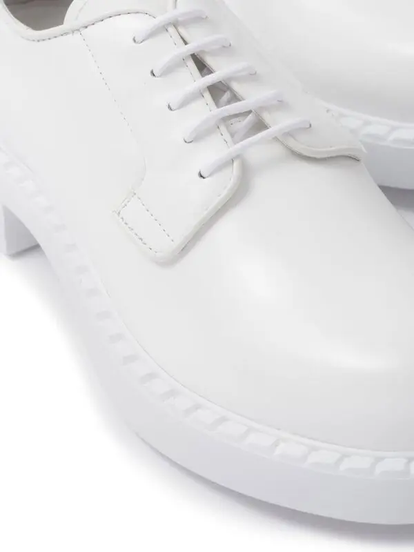 Prada Round-toe Lace-up Shoes